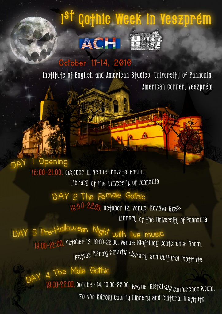Gothic week poster - University of Pannonia - FBE