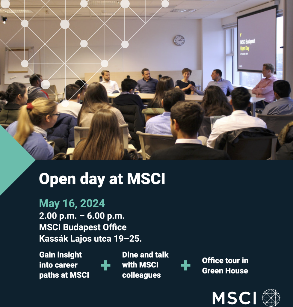 MSCI – Open Day – 2024.05.16. - Pannon Egyetem - GTK